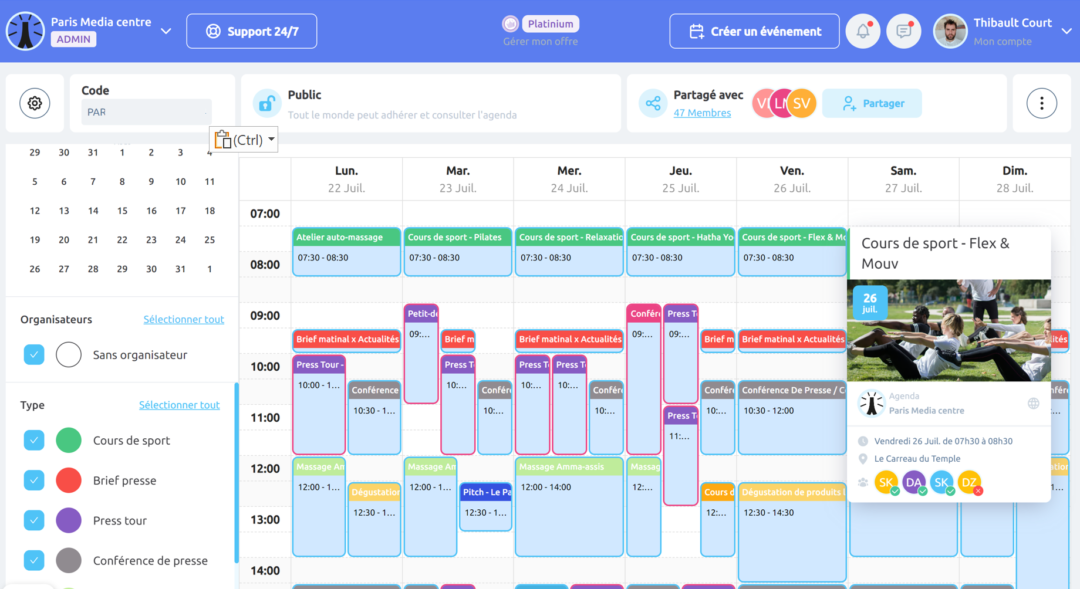Agenda partagé : Top 5 des solutions en ligne en 2026